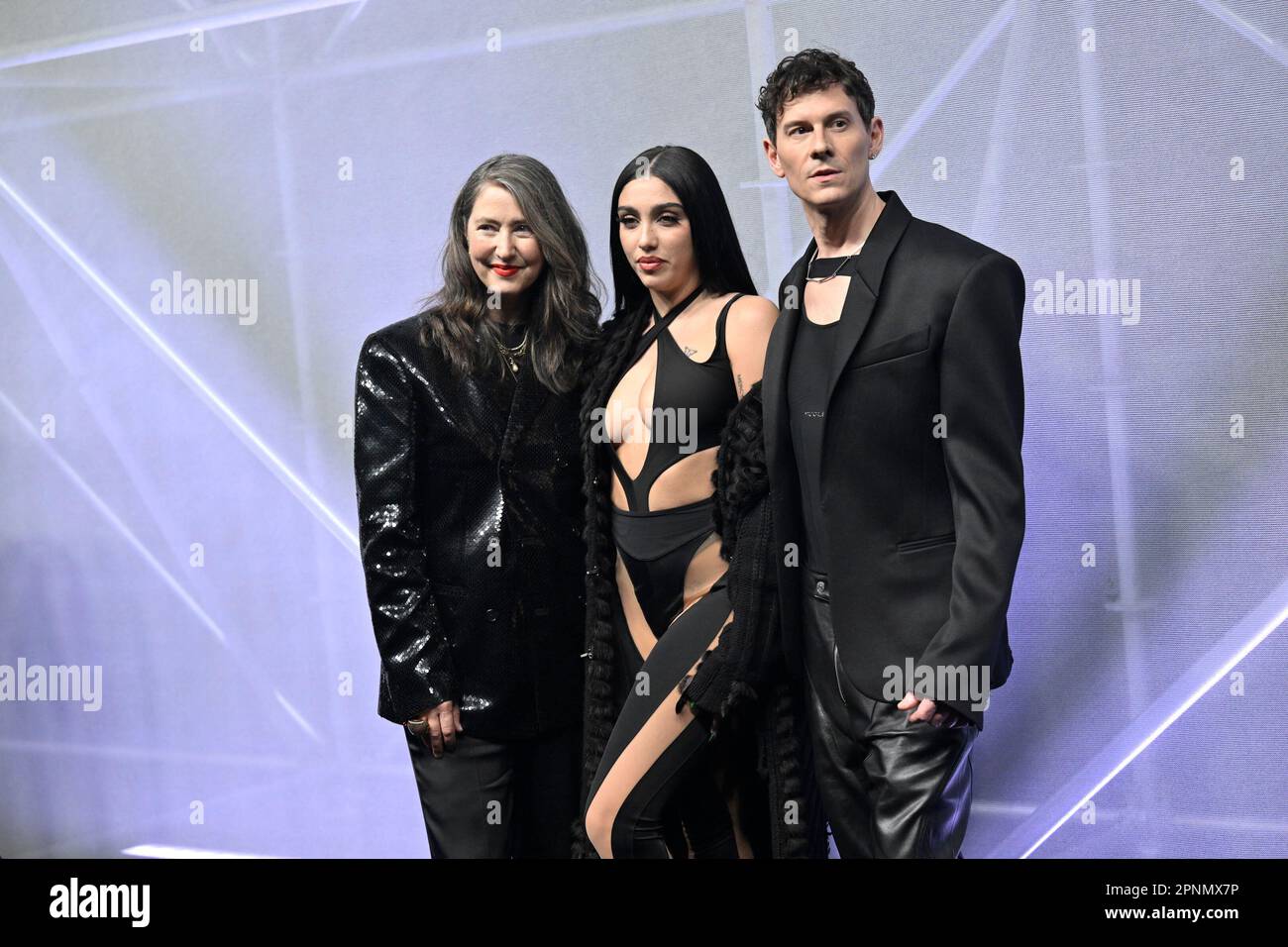 Ann-Sofie Johansson, left, Lourdes Leon and Casey Cadwallader attend ...