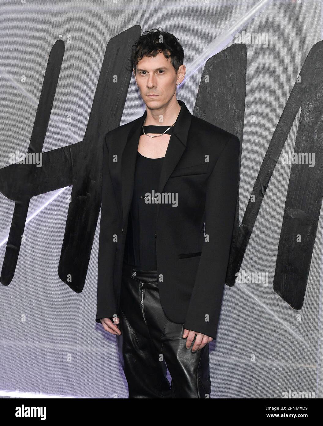 Designer Casey Cadwallader attends the Mugler H&M global launch event ...