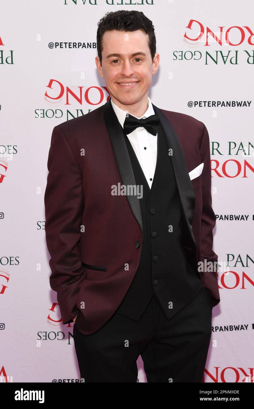 New York, USA. 19th Apr, 2023. Jonathan Sayer attends "Peter Pan Goes ...