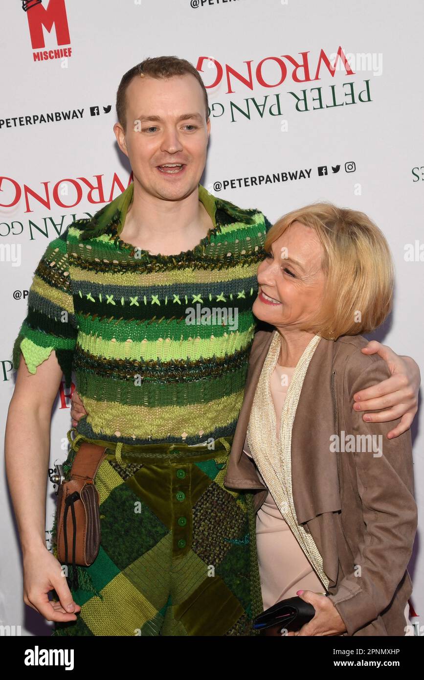 New York, USA. 19th Apr, 2023. Greg Tannahill and Cathy Rigby attend ...