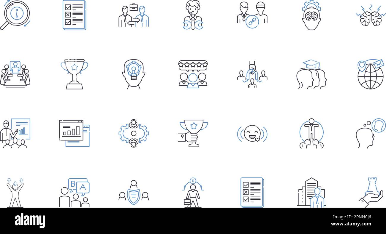 Syndicate upgrade line icons collection. Boost, Progress, Enhance ...