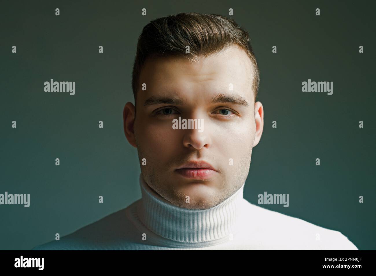 Well groomed man stylish appearance. Hairstyle barber. Styling hair wax ...