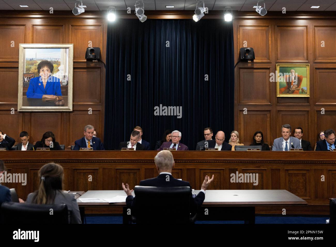 Committee members pictured hi-res stock photography and images - Alamy