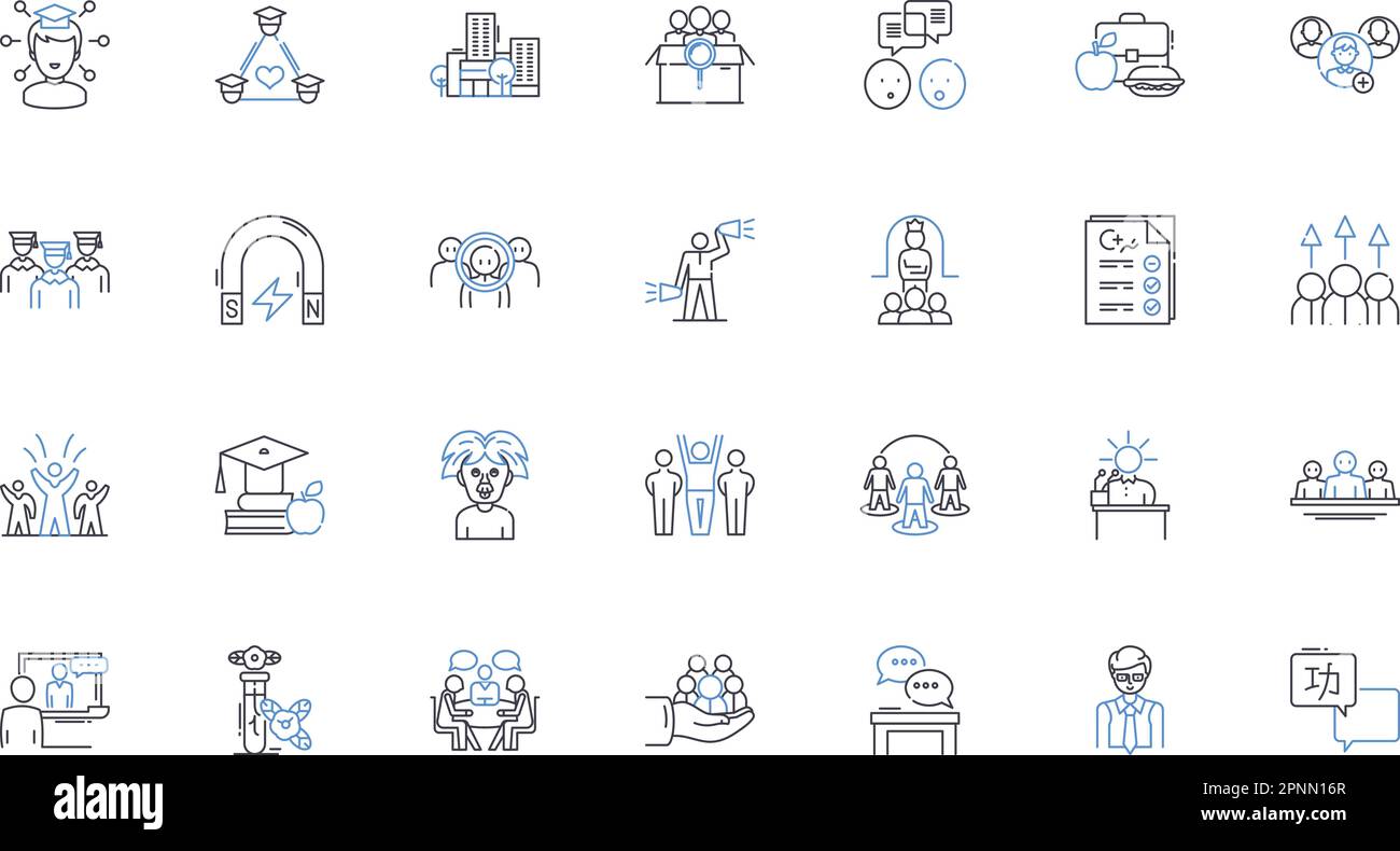 Counselling and Therapy line icons collection. Self-awareness, Empathy ...