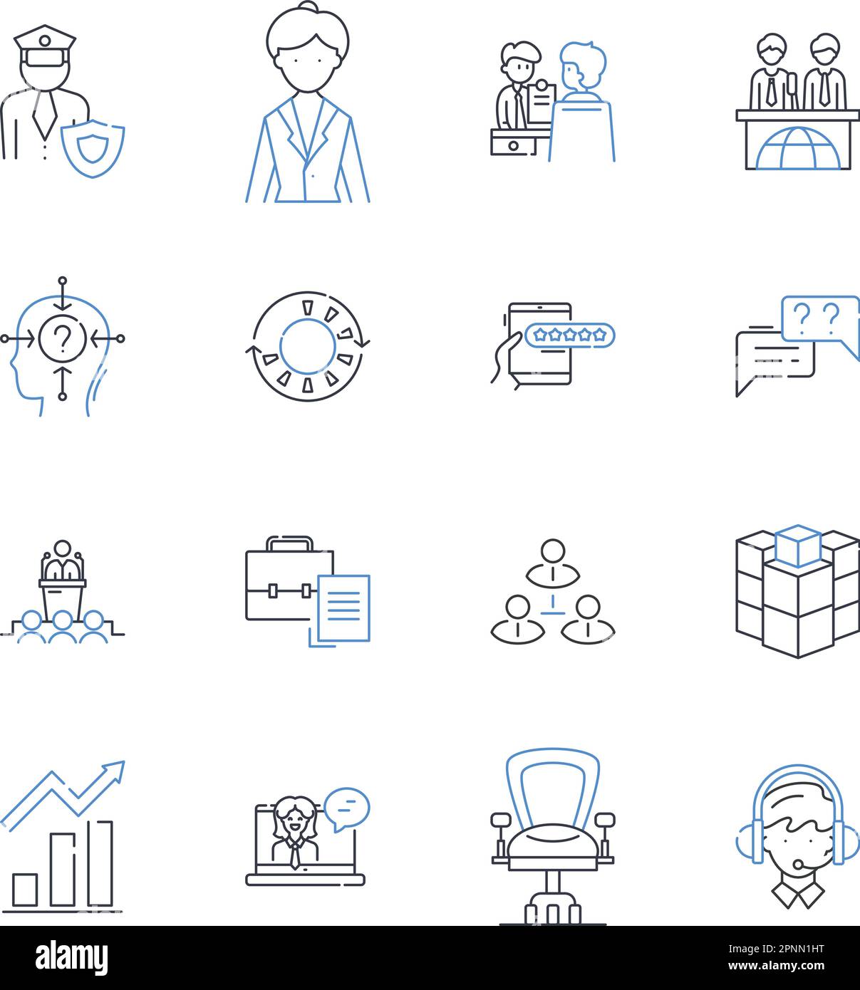 Talent line icons collection. Skill, Ability, Potential, Aptitude ...