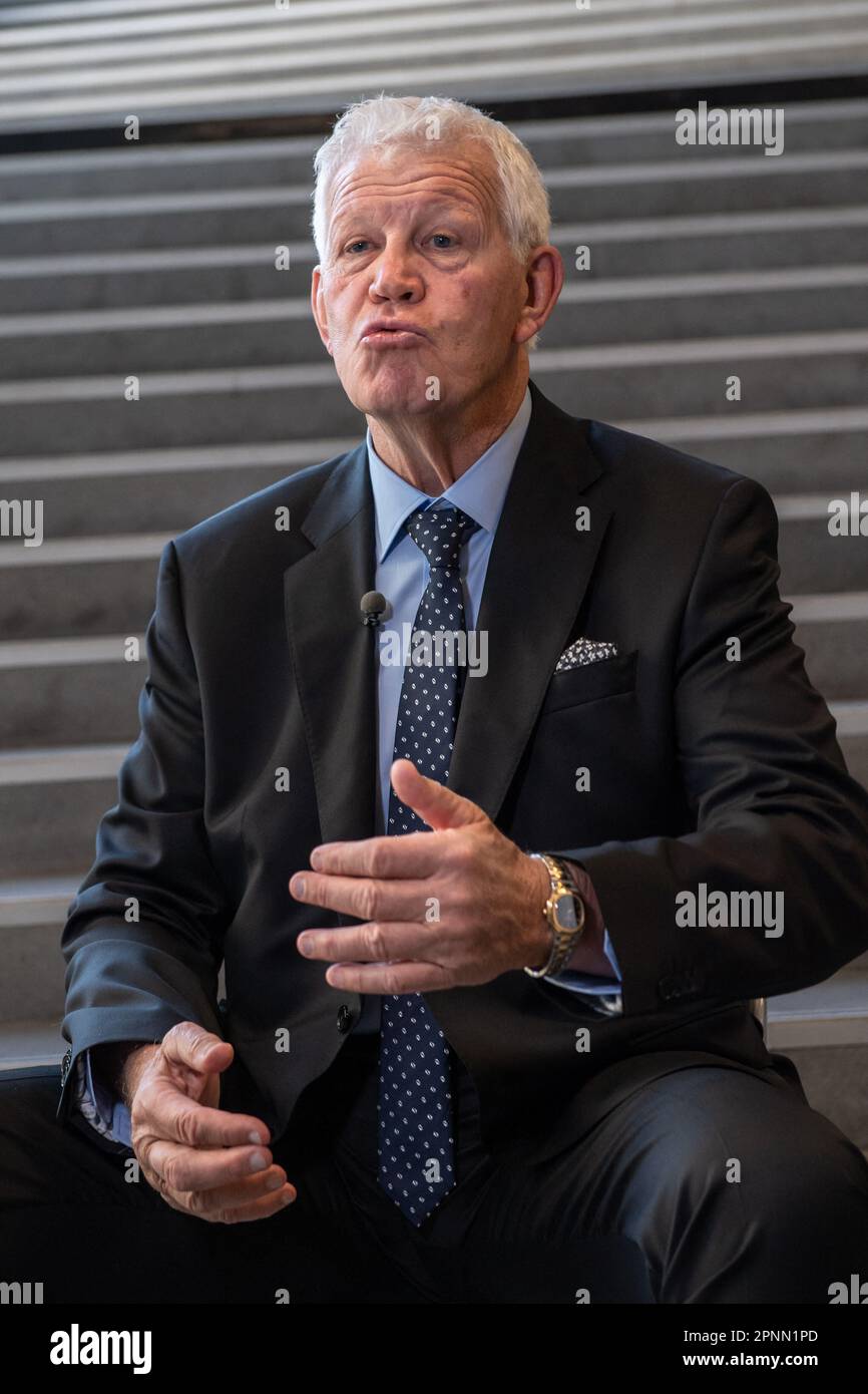 Toulon, France. 18th Apr, 2023. Eric Champ is seen before being elected ...