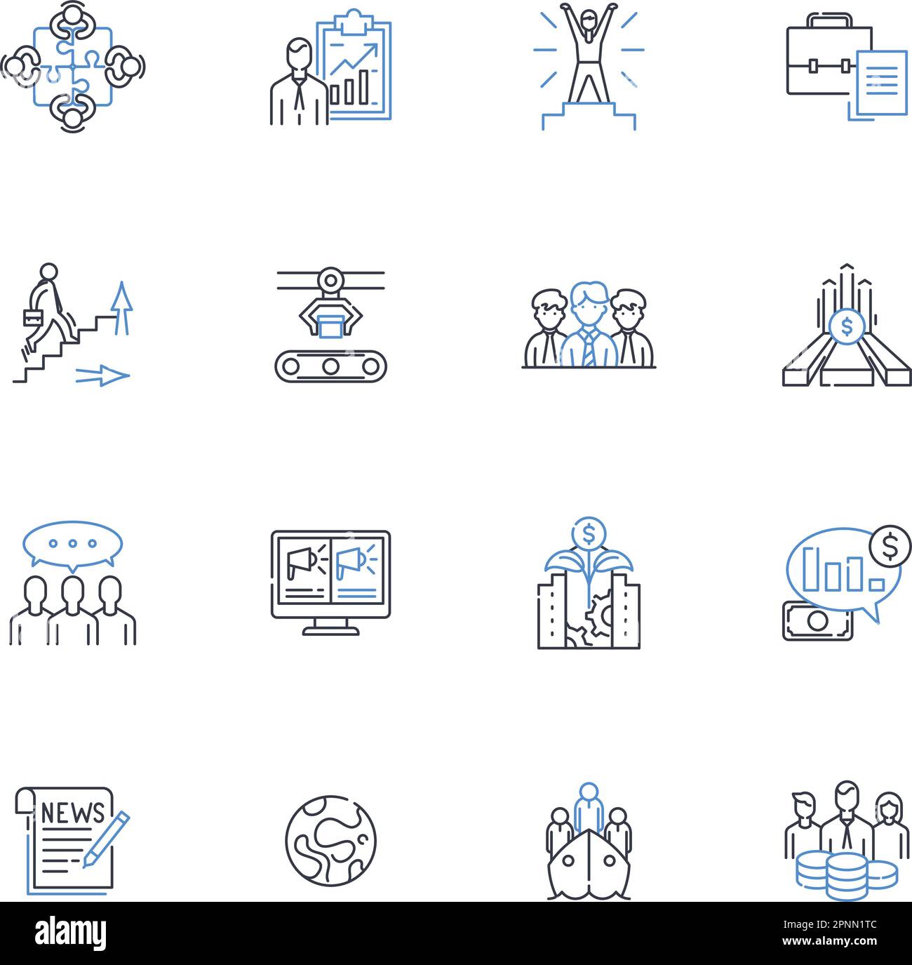 Digital Acumen Line Icons Collection Technology Innovation Connectivity Digitization