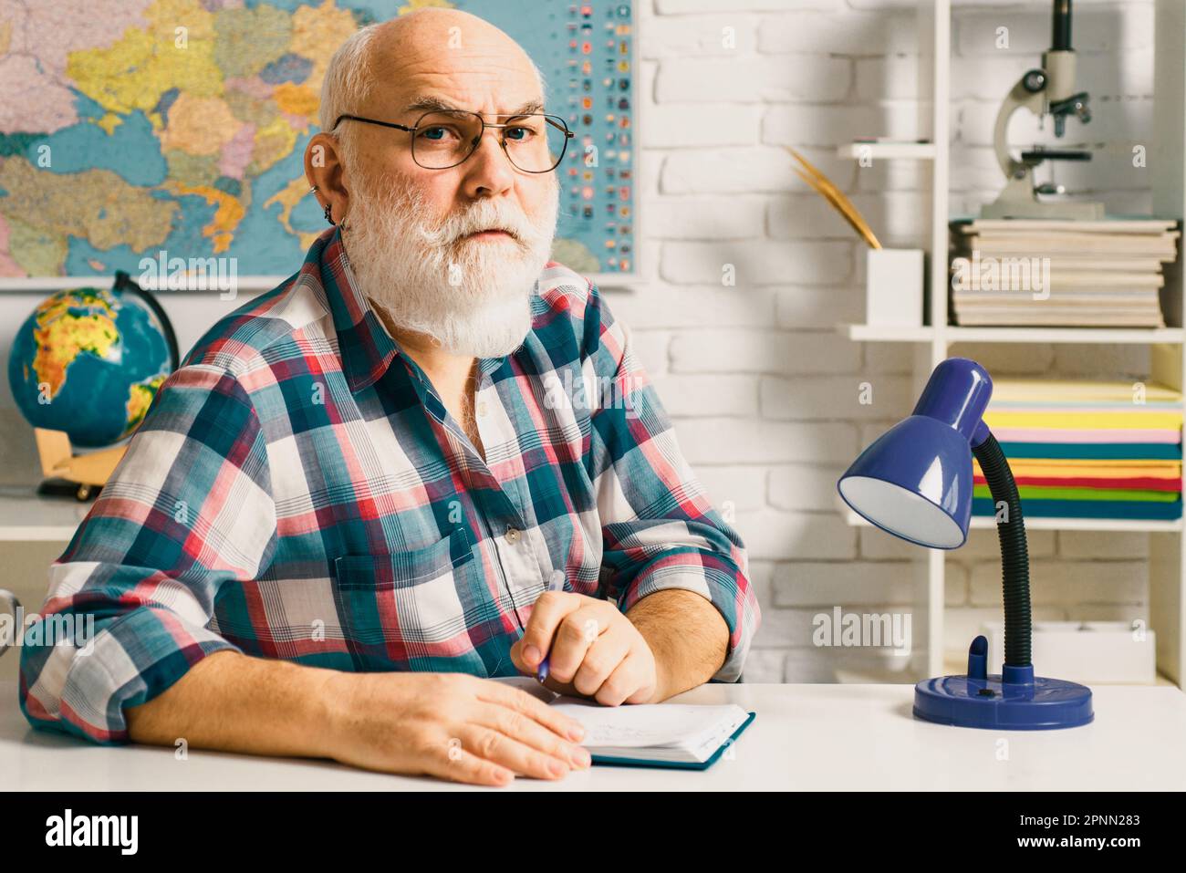 Gray teacher. Teacher in glasses. Beloved teacher, Sincere teacher ...