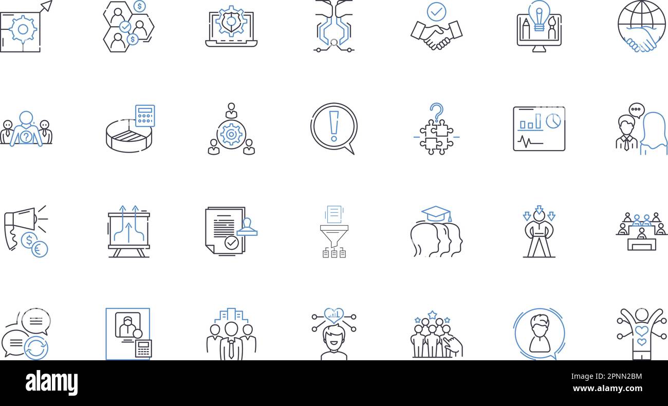 Talent Boosting Line Icons Collection Learning Development Growth Motivation Empowerment