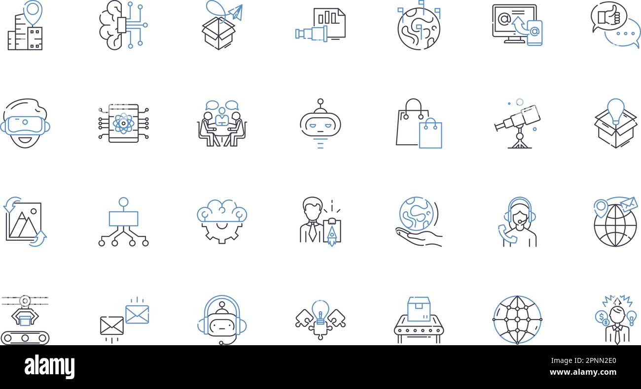 Enhancements line icons collection. Refinement, Upgrade, Amelioration ...