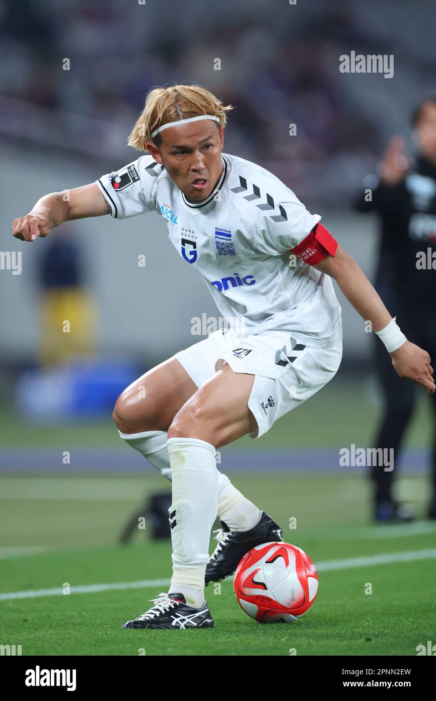 Tokyo, Japan. 19th Apr, 2023. Takashi Usami (Gamba) Football/Soccer ...