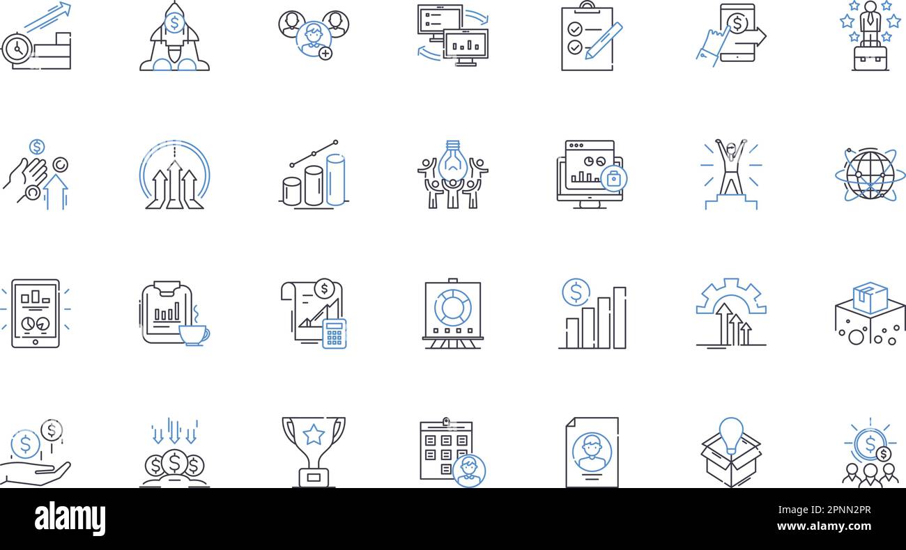 Competence line icons collection. Expertise, Skill, Capability ...