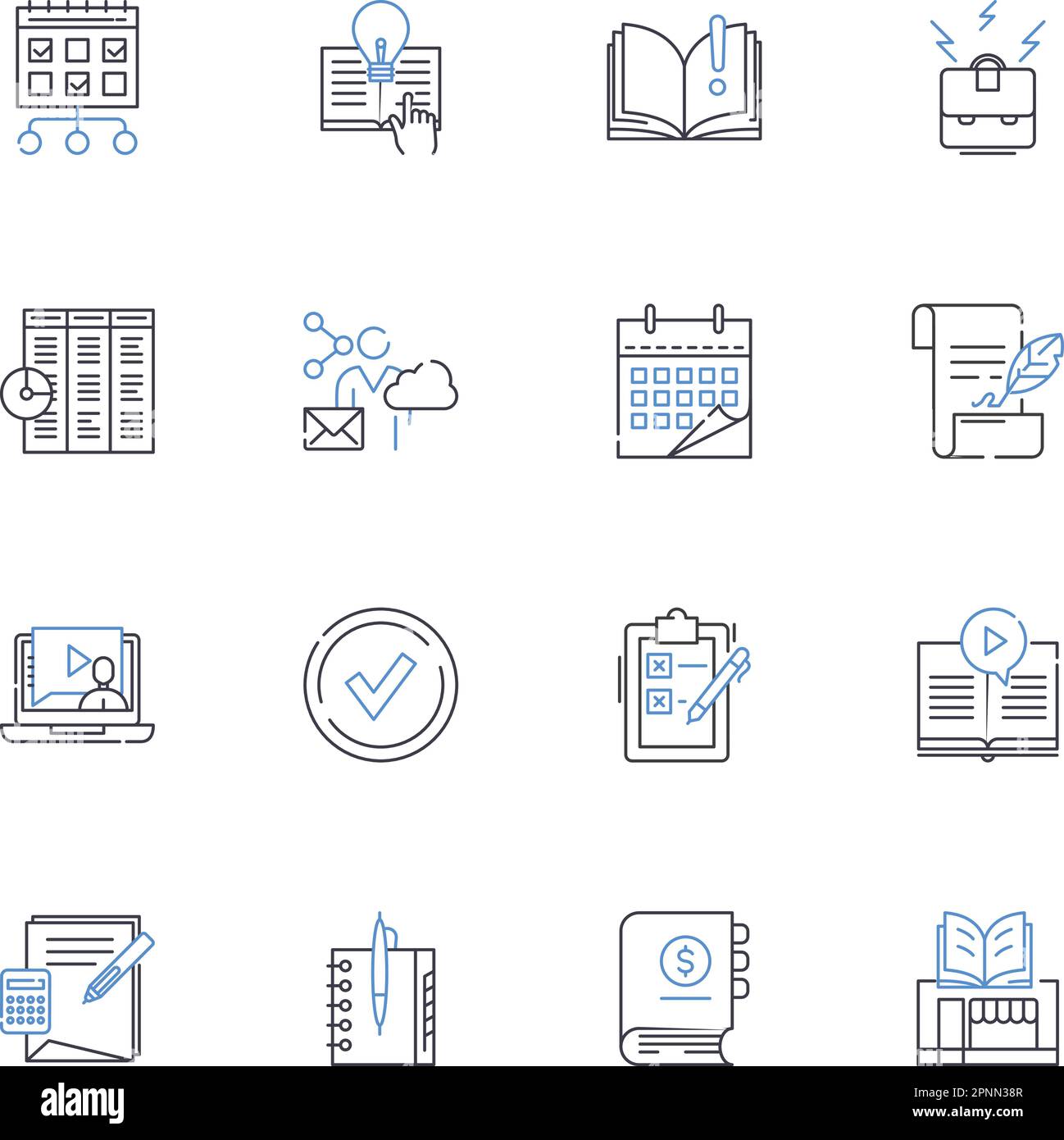 Brand storytelling line icons collection. Narrative, Authenticity ...