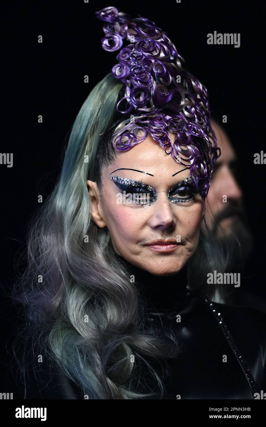 New York, USA. 19th Apr, 2023. Susanne Bartsch attends Mugler H&M ...