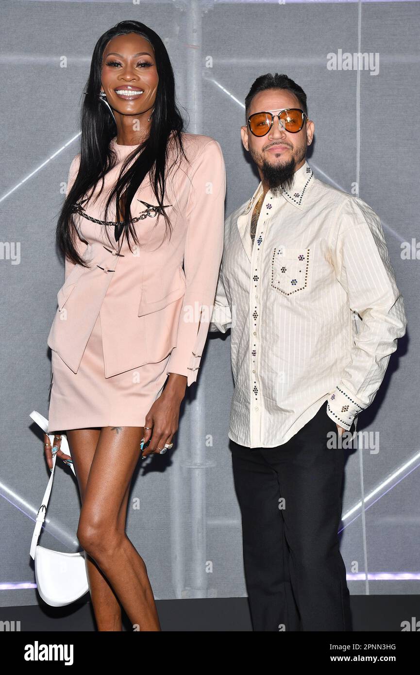 New York, USA. 19th Apr, 2023. (L-R) Dominique Jackson and Edwin Lyons ...
