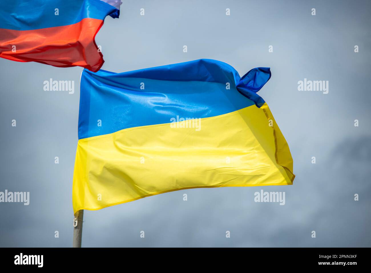 Flag of Ukraine. save ukraine Stock Photo - Alamy
