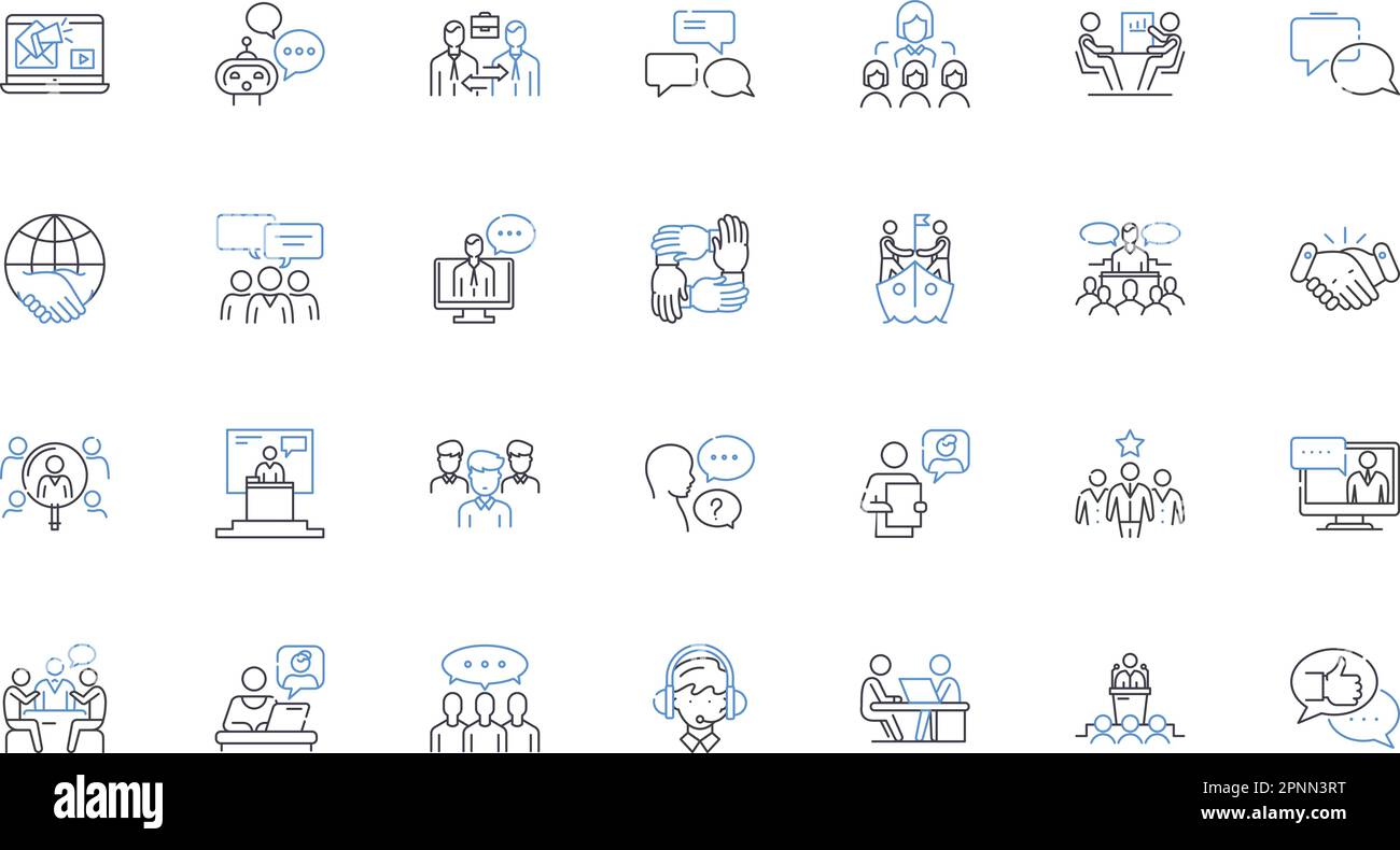 Boosting morale line icons collection. Encouragement, Motivation ...