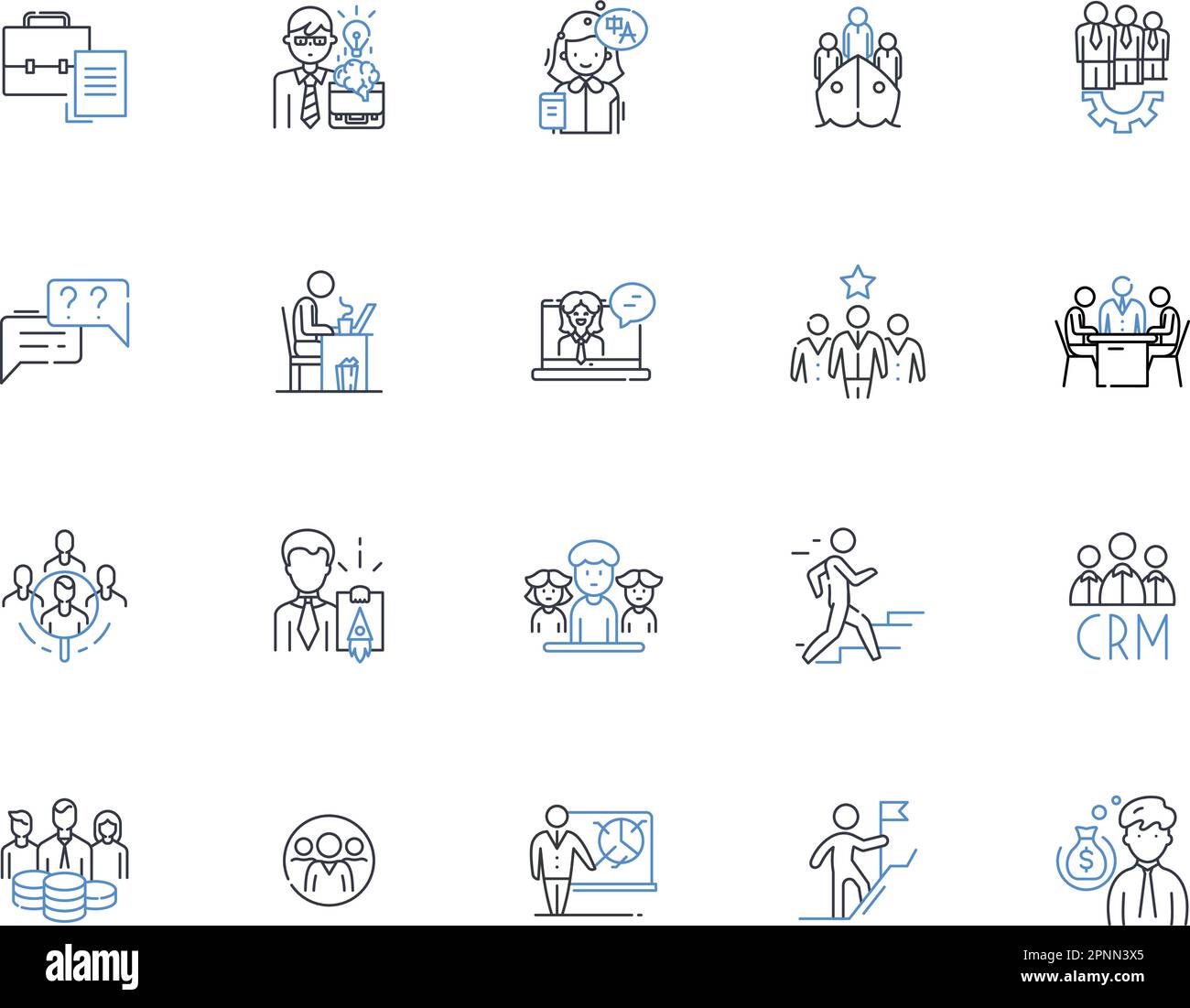 Avocation line icons collection. Hobby, Passion, Pastime, Leisure ...