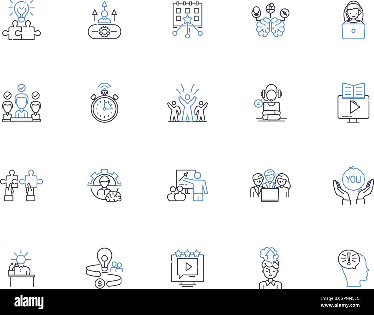 Spark line icons collection. Cluster, Streaming, Data, Framework ... Spark line icons collection. Cluster, Streaming, Data, Framework ...
