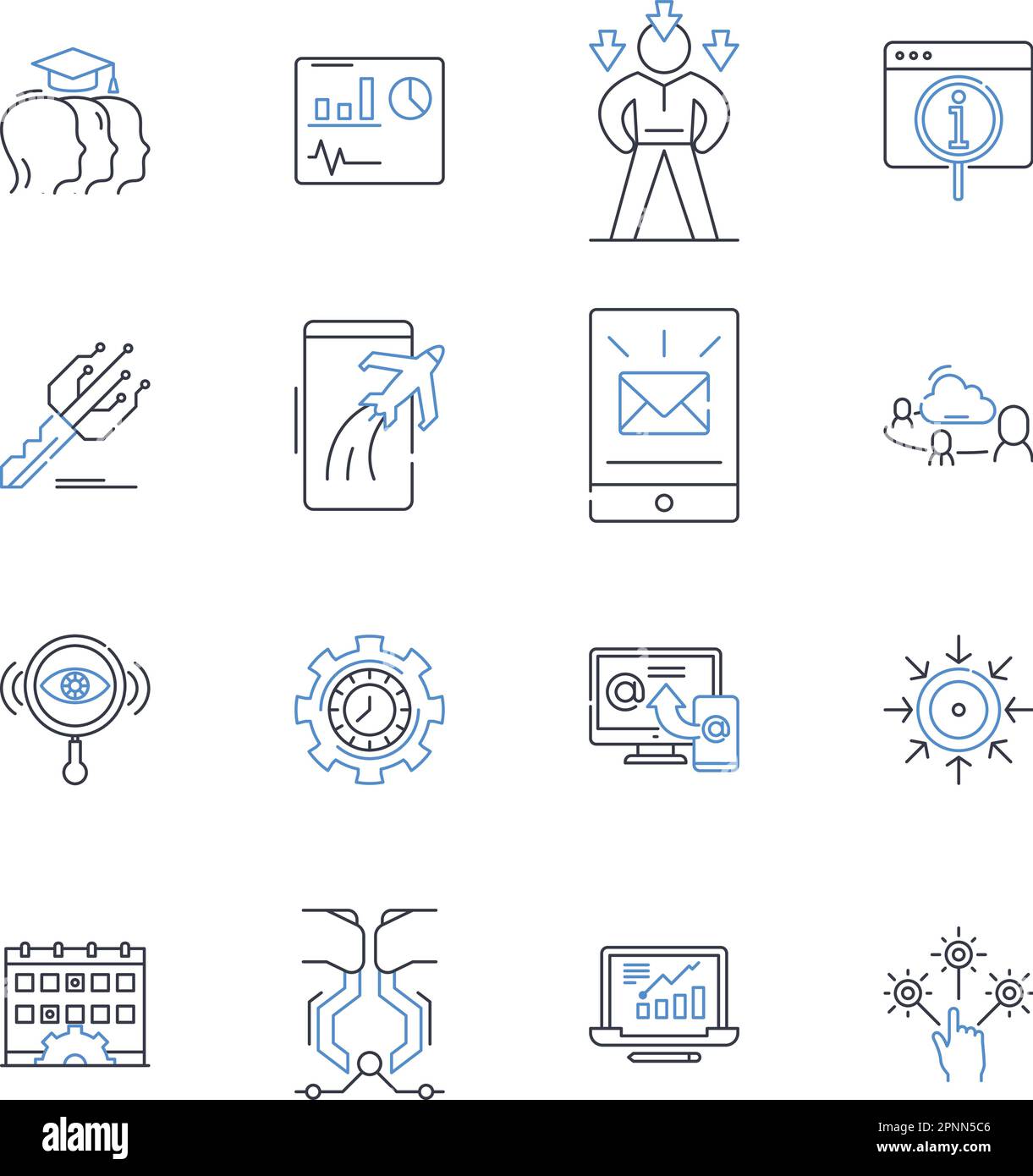 Mutualism line icons collection. Coexistence, Symbiosis, Cooperation ...