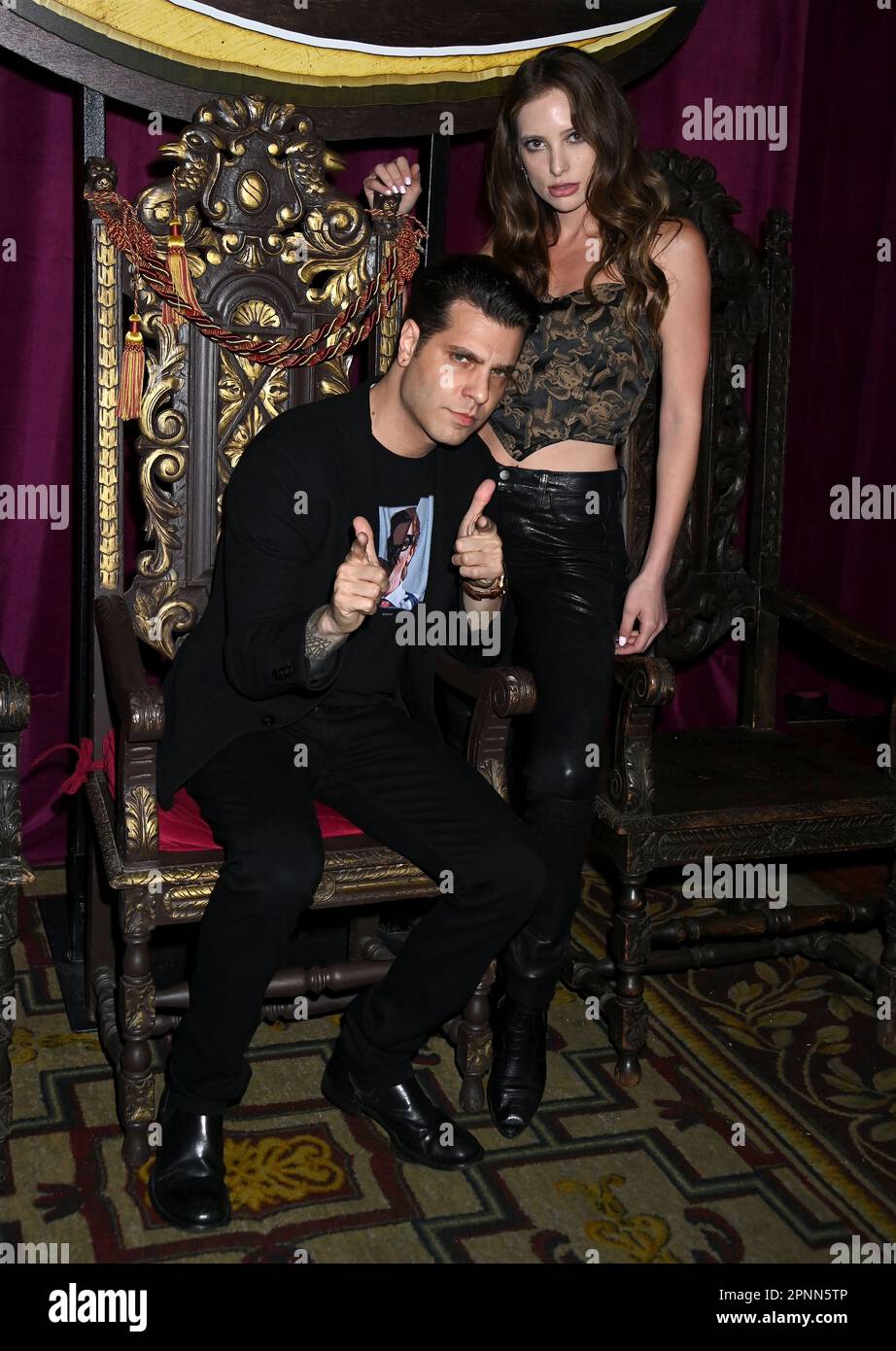 Nadia Teichmann and Spencer Charnas arriving at “Quasi” Los Angeles ...