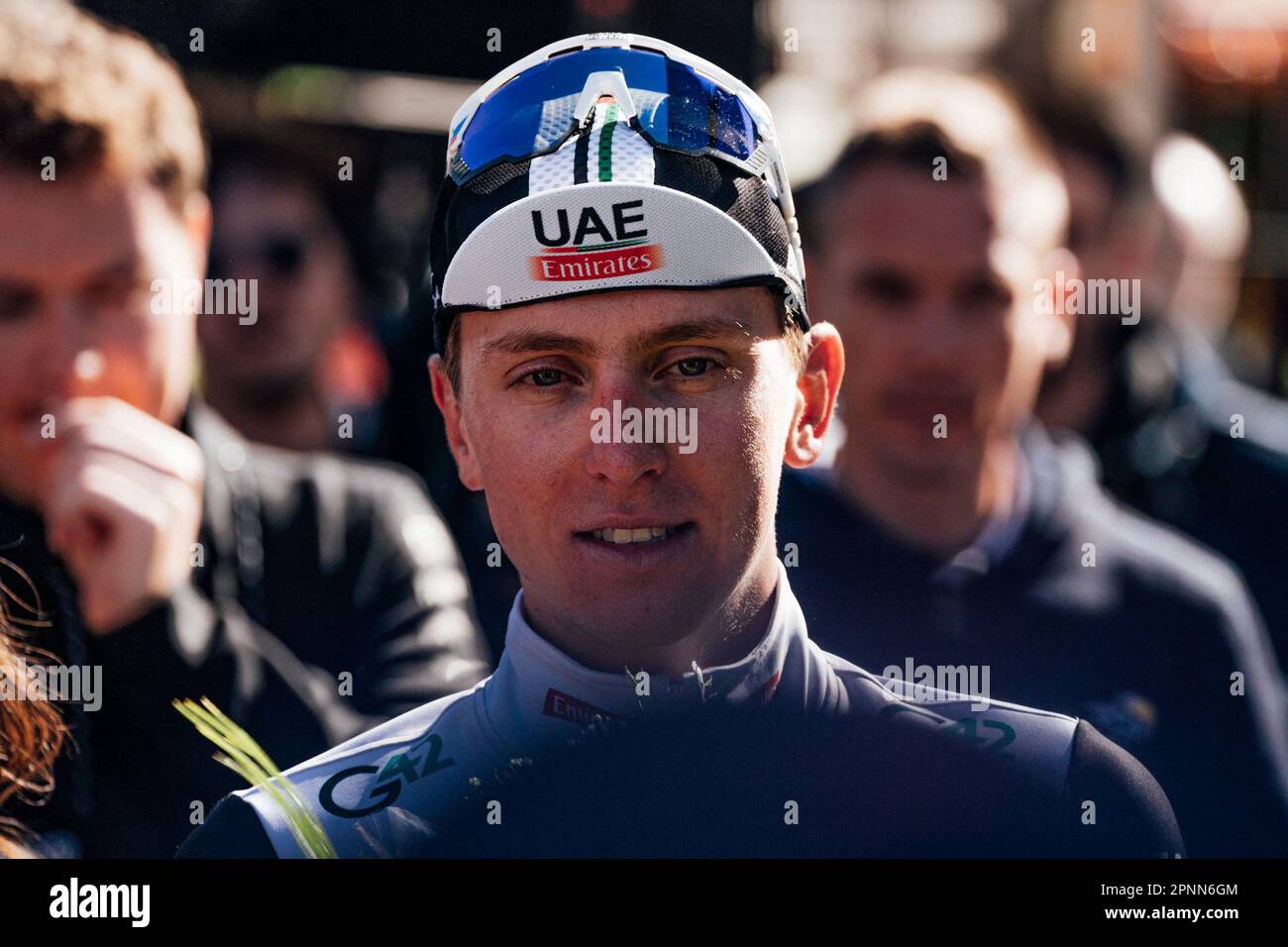 Picture by Zac Williams/SWpix.com- 19/04/2023 - Cycling - 2023 Fleche Wallone - Tadej Pogacar ...