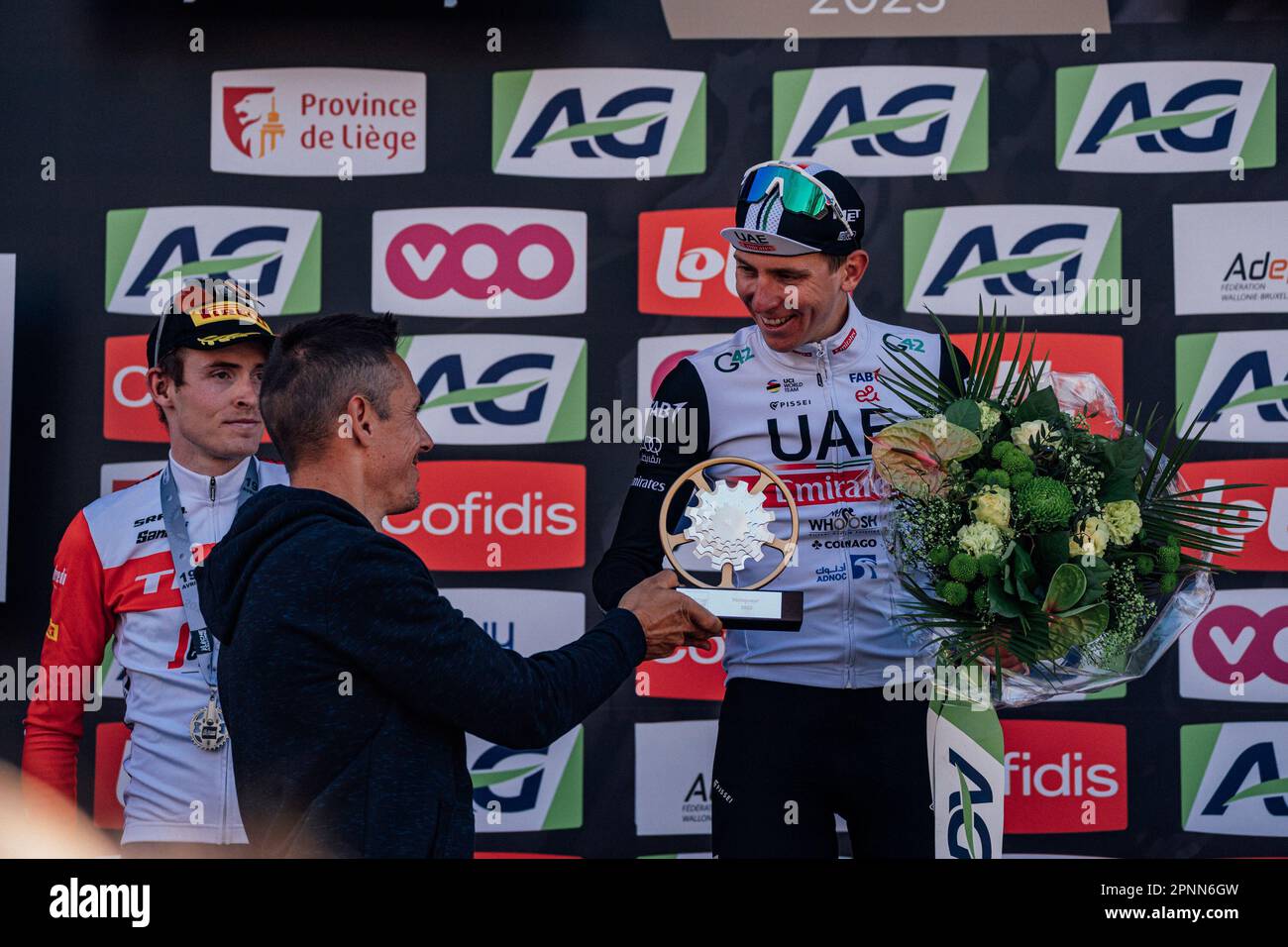 Picture by Zac Williams/SWpix.com- 19/04/2023 - Cycling - 2023 Fleche Wallone - Tadej Pogacar ...