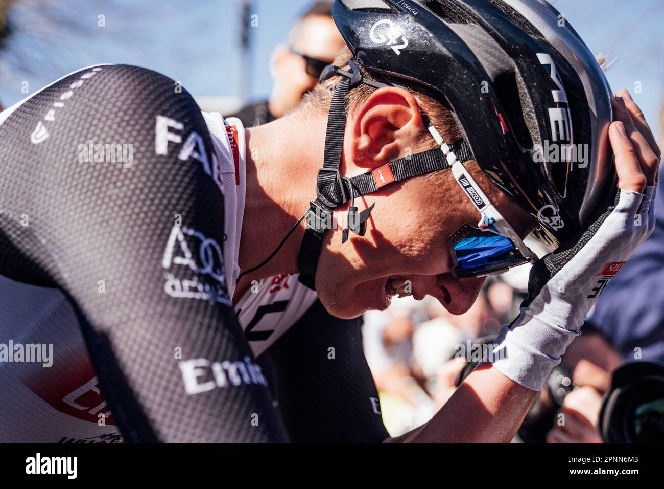 Picture by Zac Williams/SWpix.com- 19/04/2023 - Cycling - 2023 Fleche Wallone - Tadej Pogacar ...
