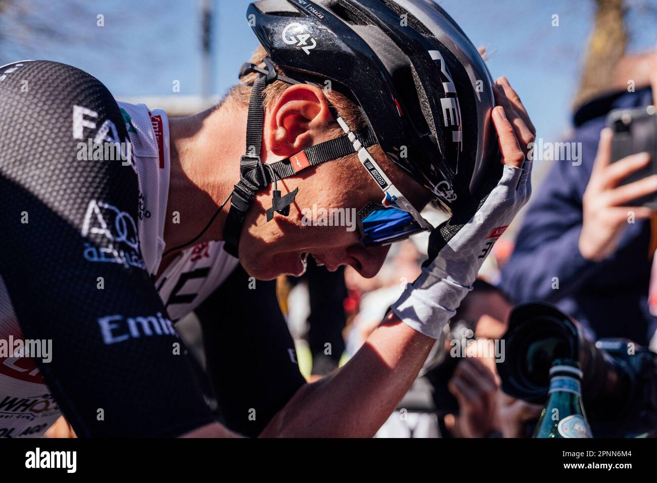Picture by Zac Williams/SWpix.com- 19/04/2023 - Cycling - 2023 Fleche Wallone - Tadej Pogacar ...