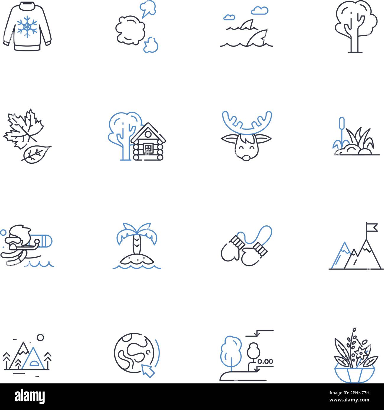 Global warming line icons collection. Climate, Heat, Pollution ... Global warming line icons collection. Climate, Heat, Pollution ...