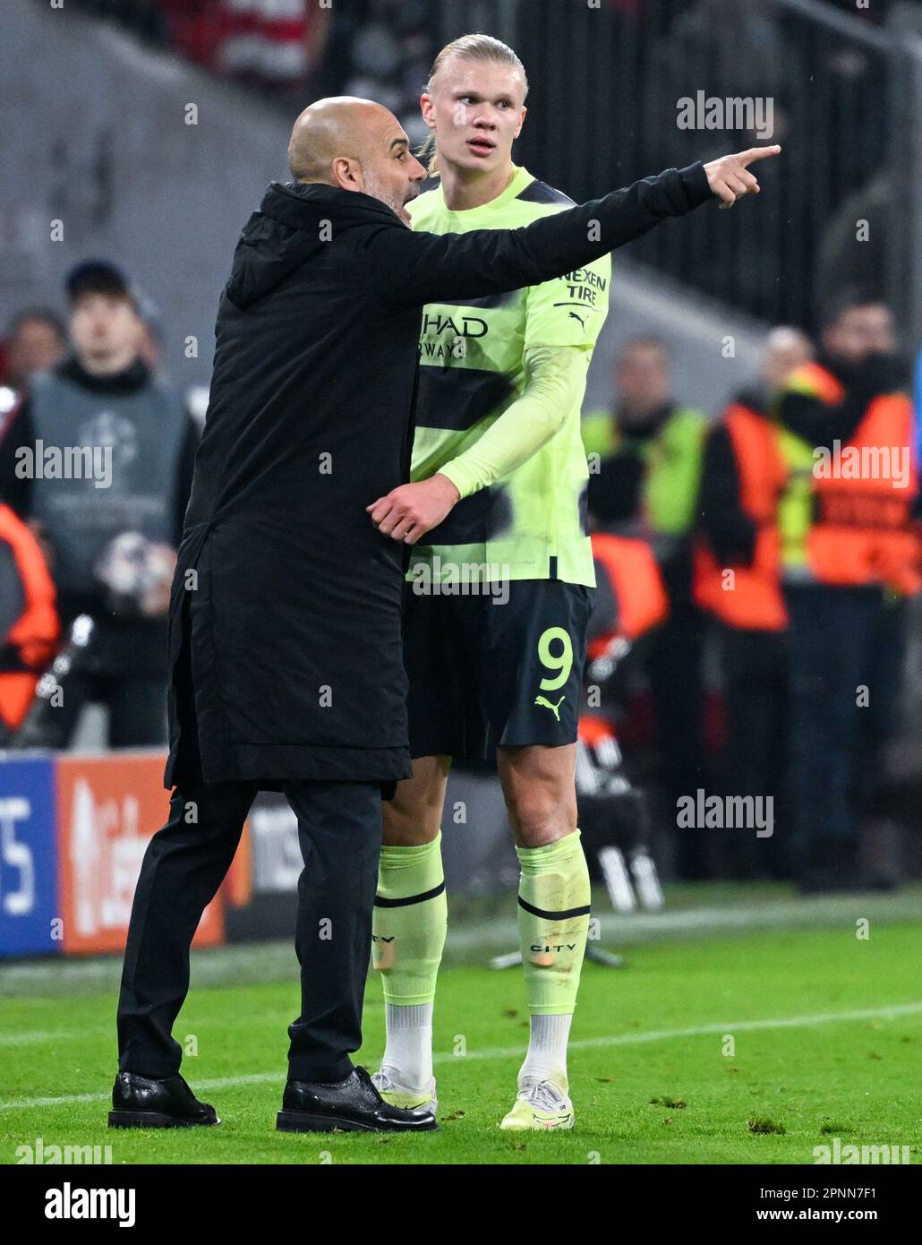 Erling haaland and pep guardiola hi-res stock photography and images ...