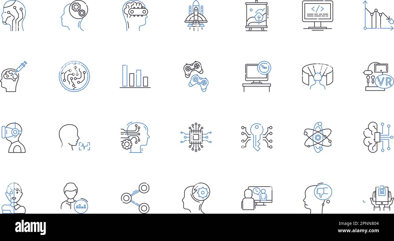 Brand development line icons collection. Branding, Identity, Strategy ...