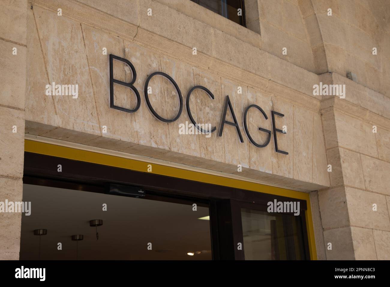 Bordeaux , Aquitaine France - 04 17 2023 : Bocage logo brand and text ...