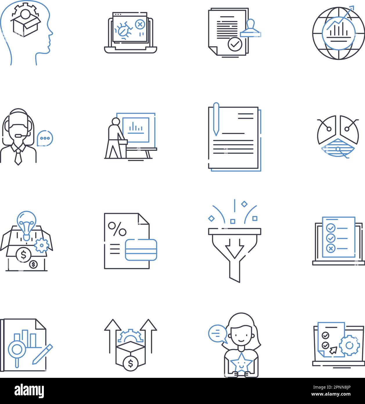 Equity line icons collection. Stakeholder, Ownership, Shares, Fairness ...