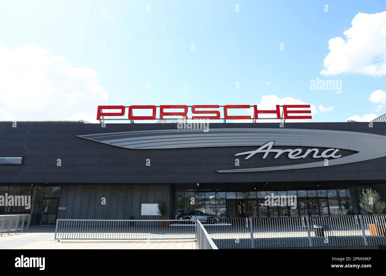 Porsche Arena, a home stadium of a German football team VfB Stuttgart ...