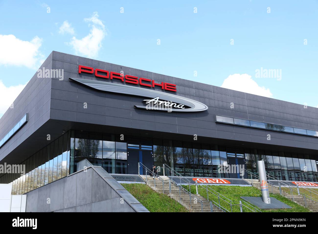 Porsche Arena, a home stadium of a German football team VfB Stuttgart ...