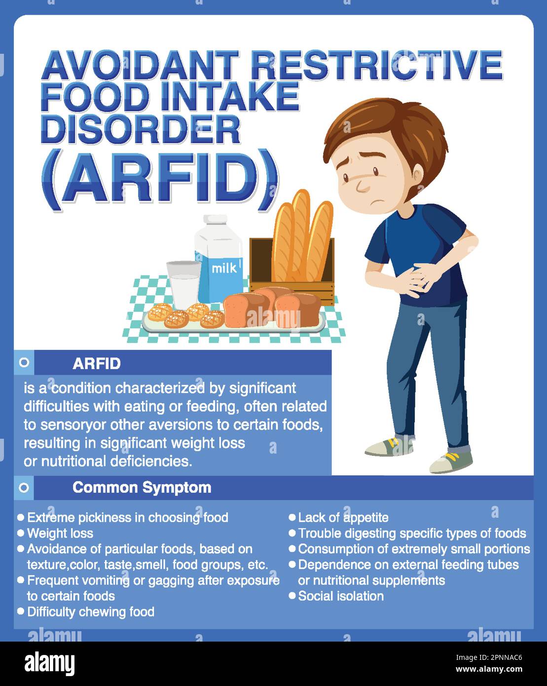 Avoidant restrictive food intake disorder illustration Stock Vector ... Avoidant restrictive food intake disorder illustration Stock Vector ...