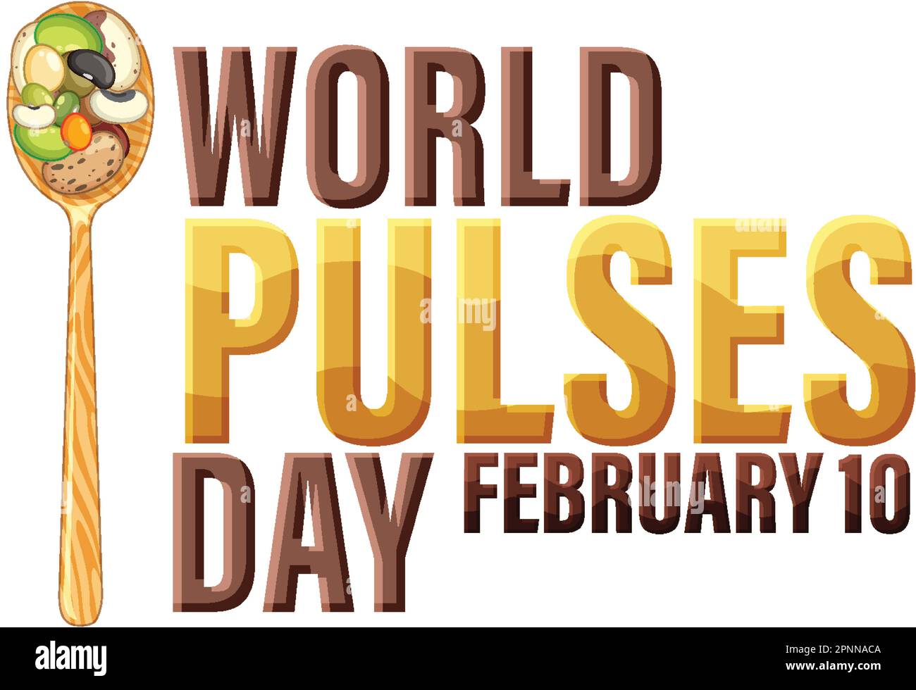 World Pulses Day Banner Design illustration Stock Vector Image & Art ...