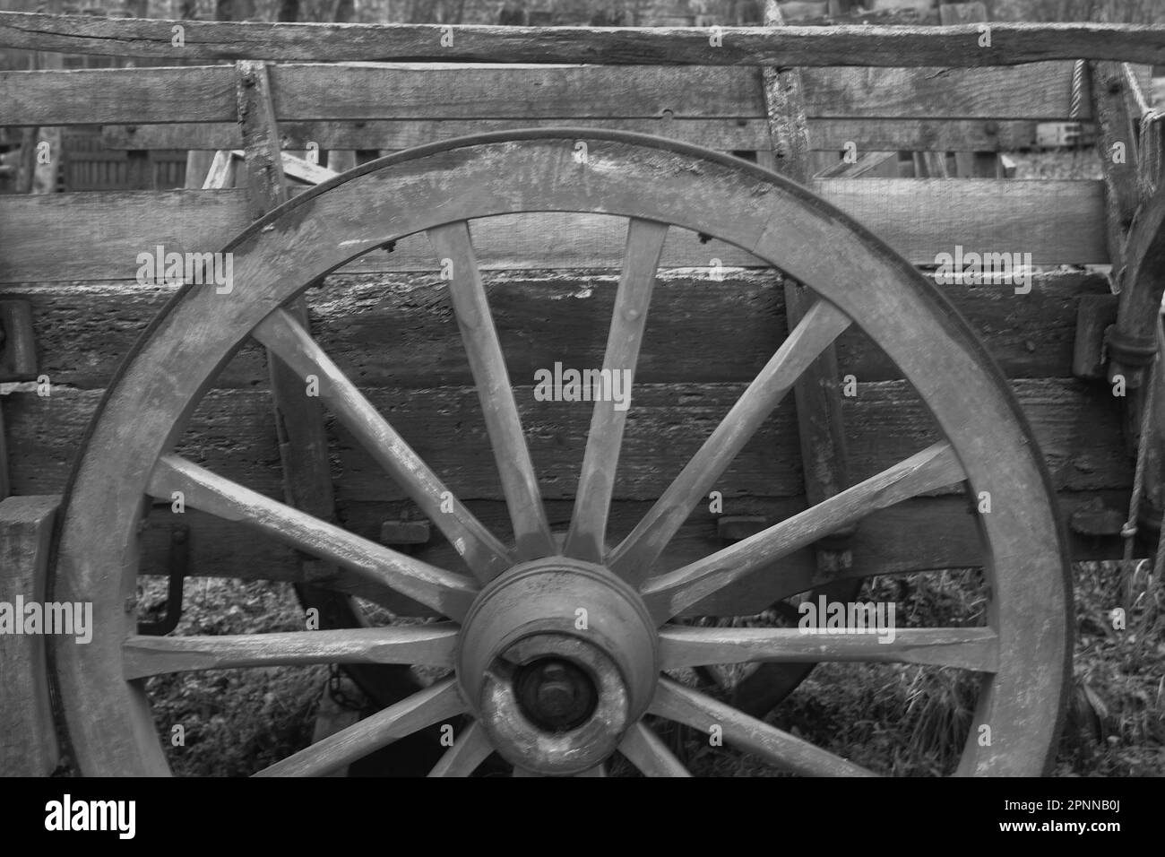 Cart wheel france Black and White Stock Photos & Images - Alamy