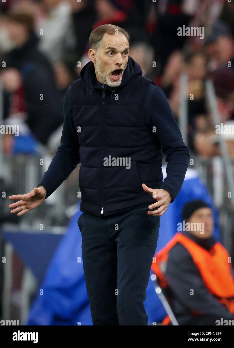 Coach Thomas Tuchel of Bayern Muenchen FC Bayern MŸnchen- Manchester ...