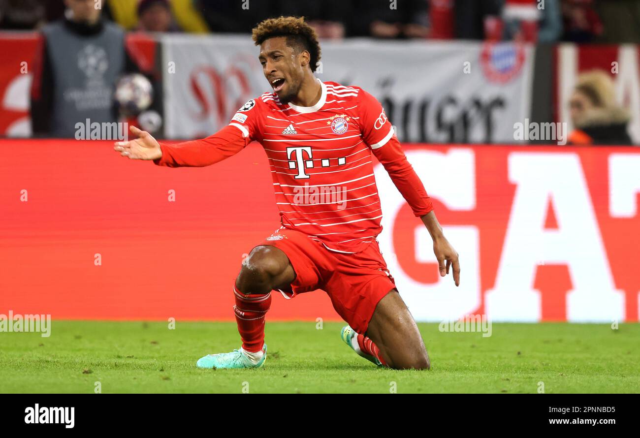 Kingsley Coman of Bayern Muenchen FC Bayern MŸnchen- Manchester City ...