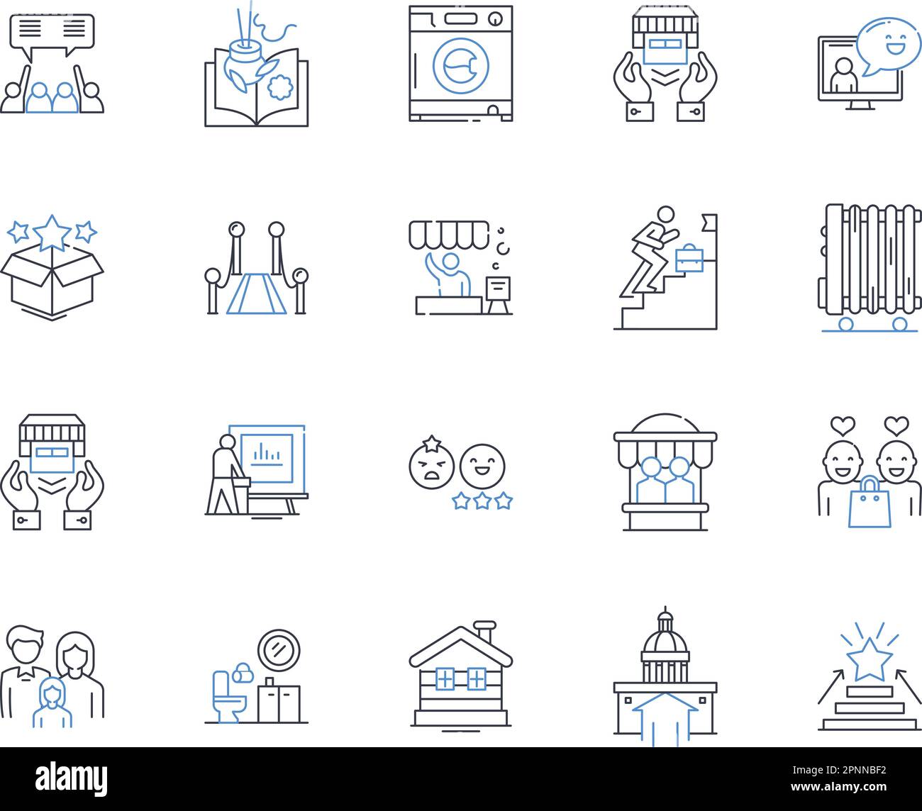Information hubs line icons collection. Knowledge, Resource, Repository ... Information hubs line icons collection. Knowledge, Resource, Repository ...