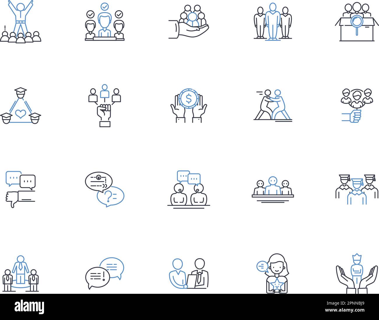 Educating Line Icons Collection Learning Teaching Instruction Knowledge Curriculum