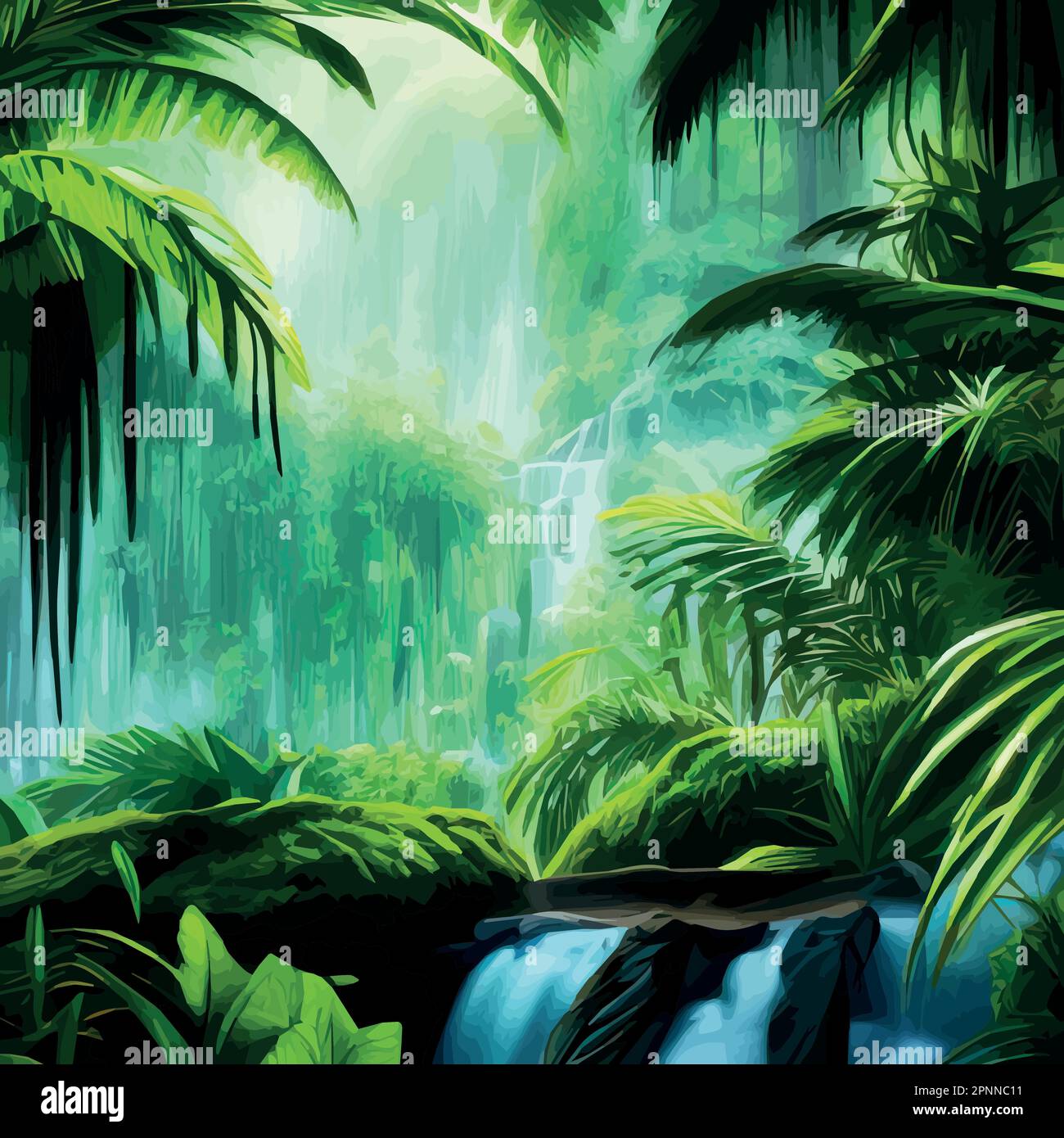 Philodendron sunlight Stock Vector Images - Alamy