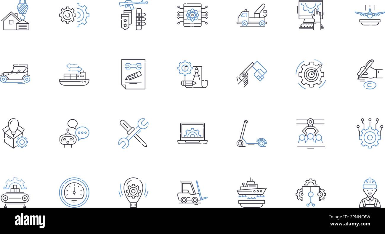 Work line icons collection. Employment, Career, Labor, Profession, Job ...