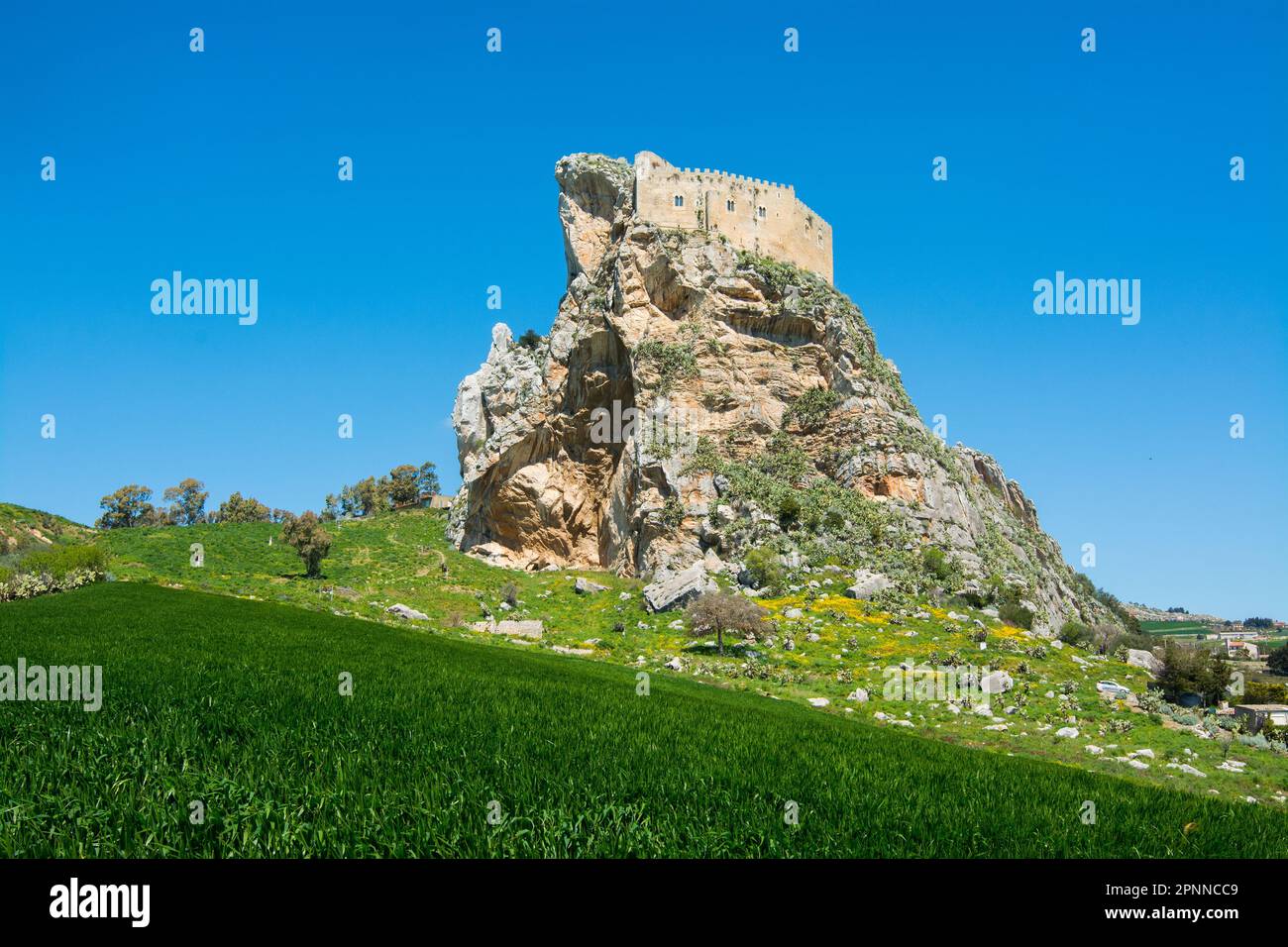 The castle of Mussomeli is a fortress built between the fourteenth and ...