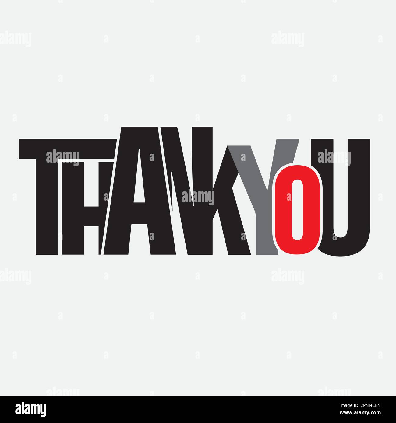Elegant Thank you title with unique design Stock Vector Image & Art - Alamy