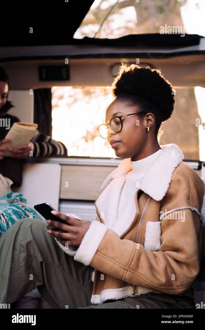 Young camper van african travel hi-res stock photography and images - Alamy