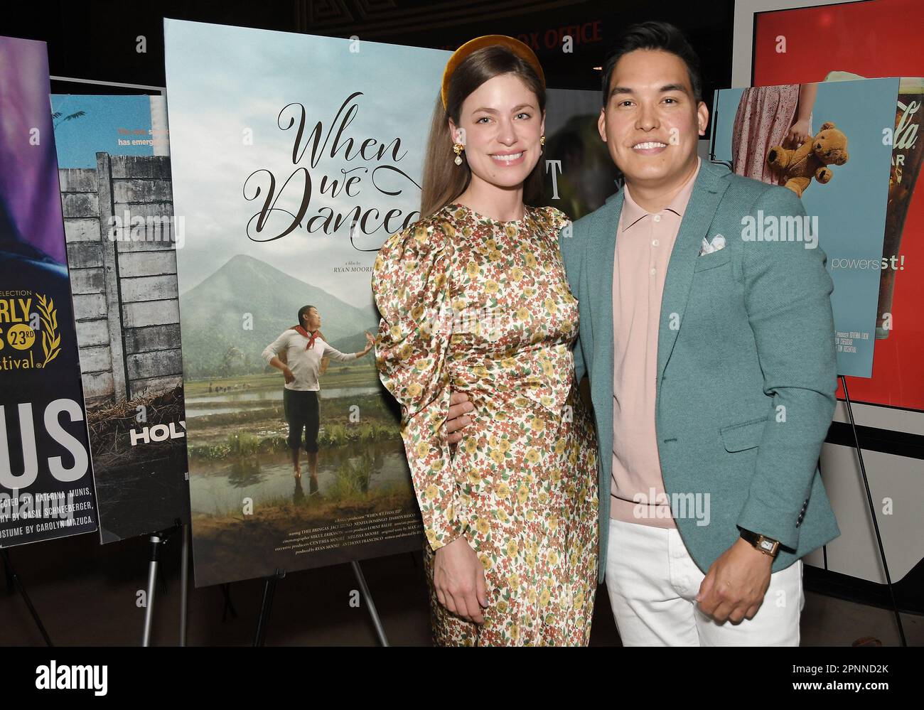 Los Angeles, USA. 19th Apr, 2023. Writer/Director Ryan Moore and Wife ...