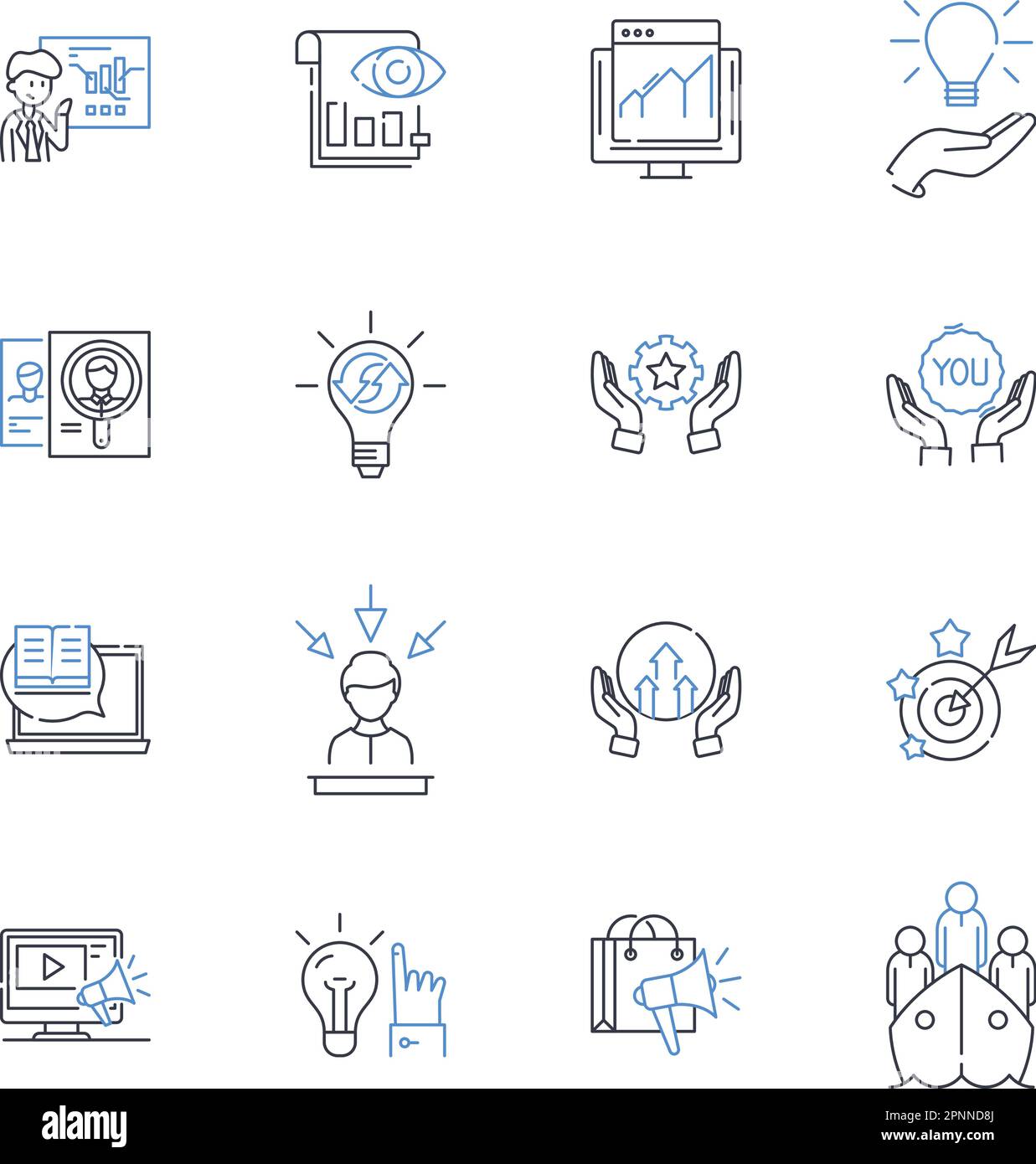 Augmented Reality line icons collection. Immersive, Interactive, Holographic, Pier, Innovative ...